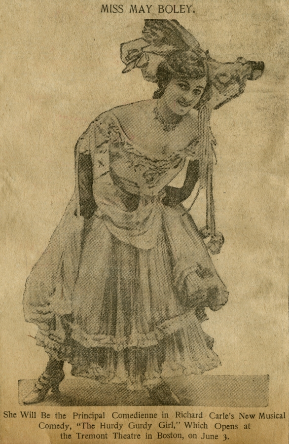 Miss May Boley – The American Vaudeville Archive — Special Collections